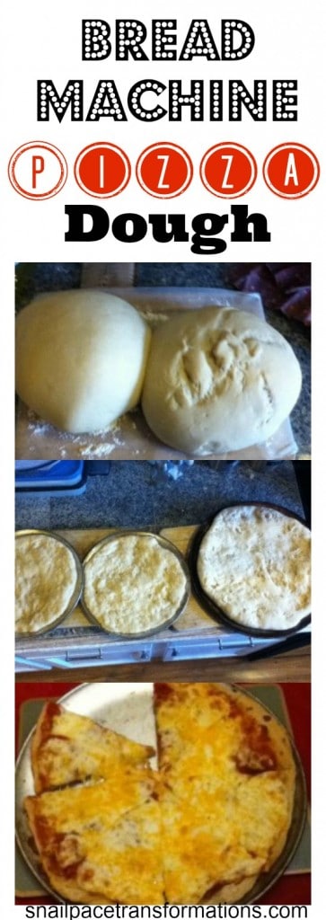 bread machine pizza dough - Snail Pace Transformations