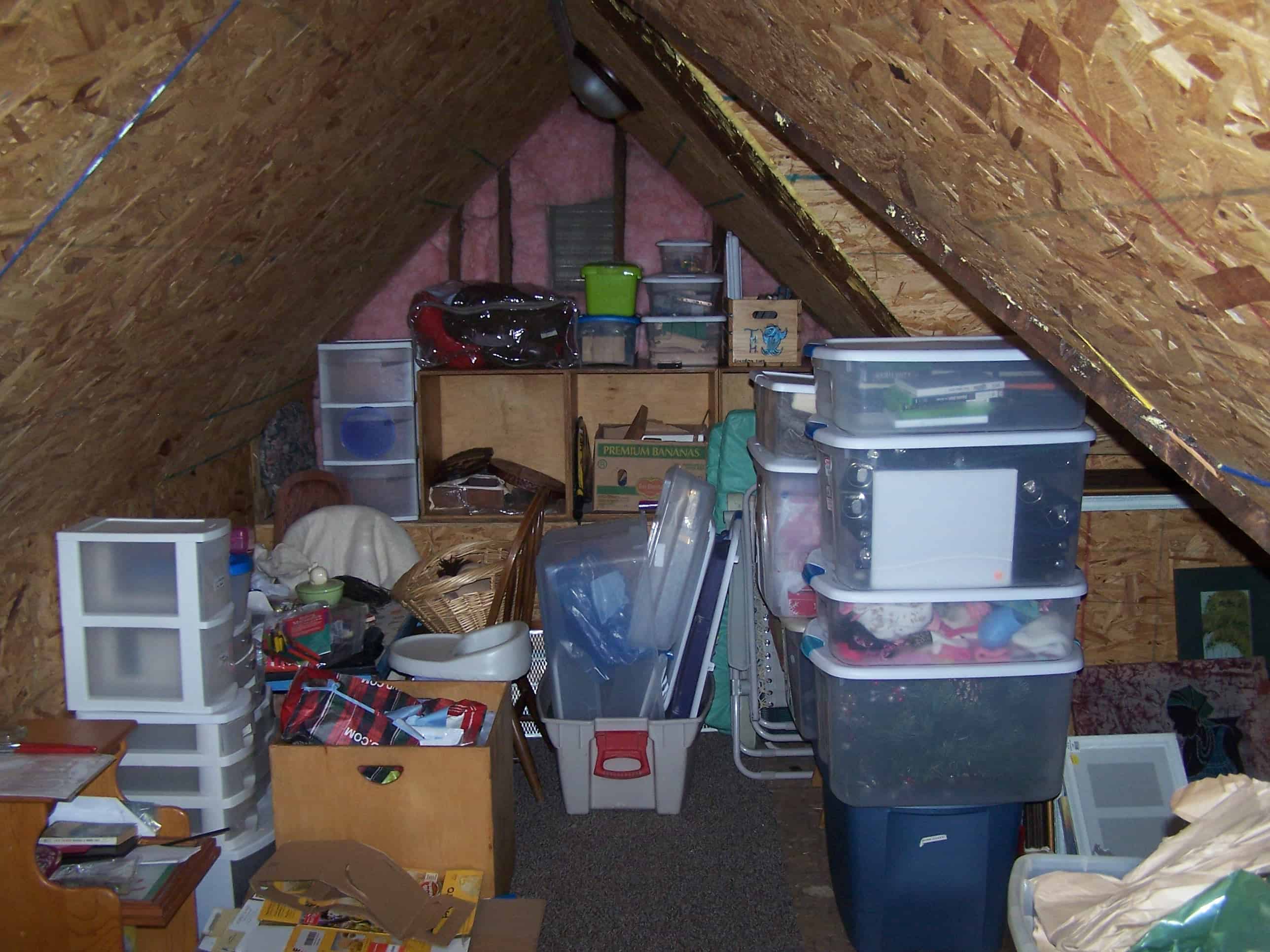 attic-cleaning - Snail Pace Transformations