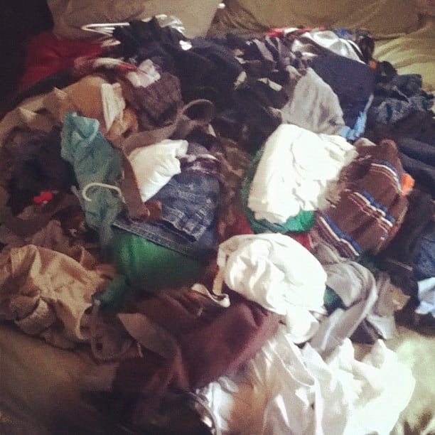 pile of clothes - Snail Pace Transformations