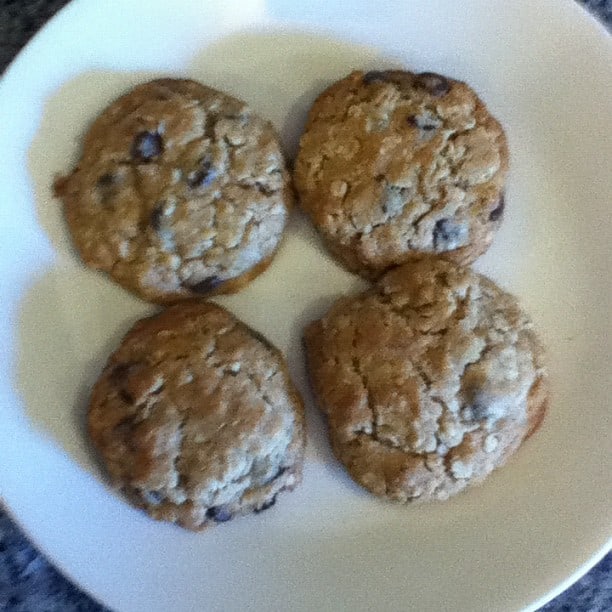 whole wheat chocolate chip cookies - Snail Pace Transformations