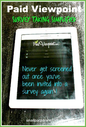 Paid Viewpoint Survey Taking Simplified (small) - Snail Pace Transformations