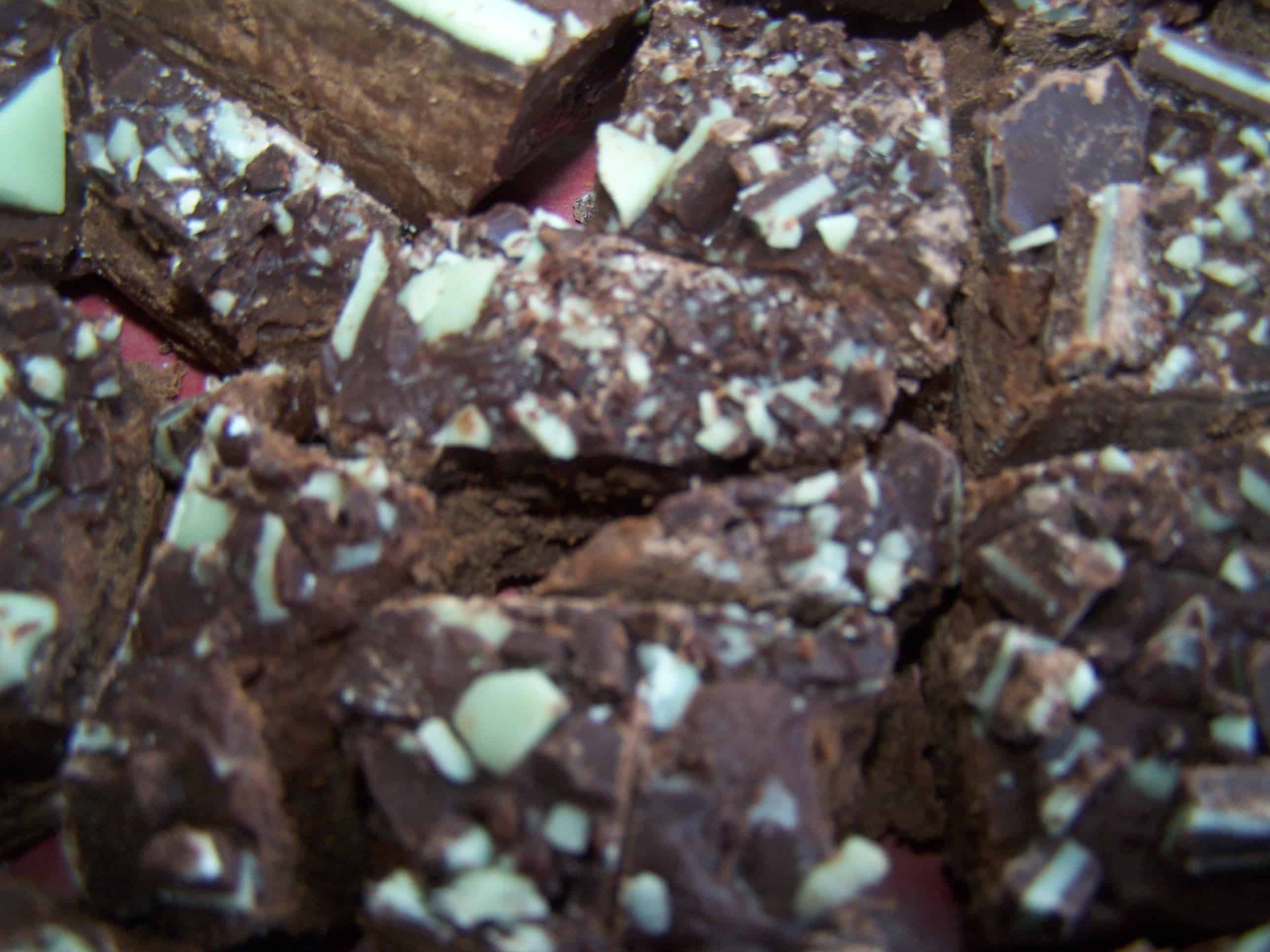 3-minute-fudge-with-andes-mints - Snail Pace Transformations