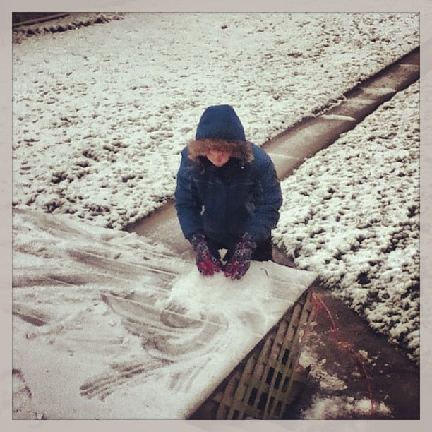 first-light-snowfall - Snail Pace Transformations