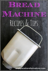 Bread Machine Recipes & Tips
