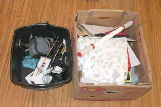 clutter from shelf - Snail Pace Transformations