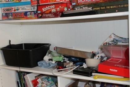 cluttered shelf - Snail Pace Transformations