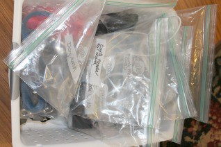 ziplock organization - Snail Pace Transformations