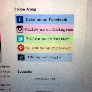 new social media buttons - Snail Pace Transformations