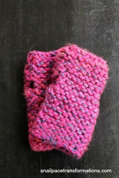 pin fingerless gloves - Snail Pace Transformations