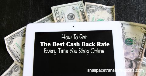 cash back (fb) - Snail Pace Transformations