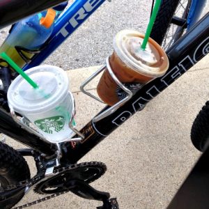 starbucks on bike - Snail Pace Transformations