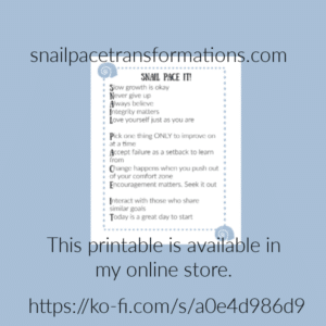 10 Ways to Snail Pace It To Success - Snail Pace Transformations